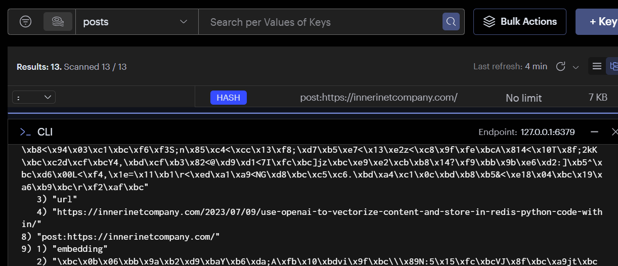 Use OpenAI to Vectorize Content and Store in Redis (python code within ...