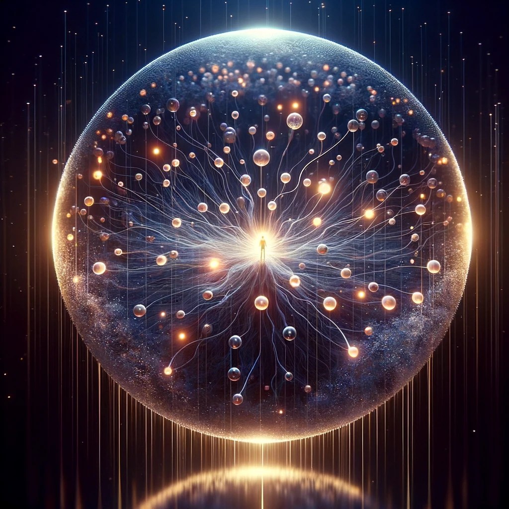 3D environment based on the abstract idea of ‘I’ interneurons forming ...